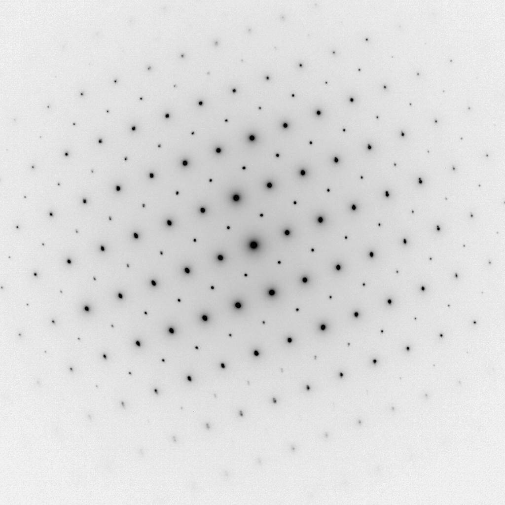 Saed Pattern From Lacoo3 Image 2 Gatan Inc